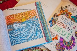 12 Adult Coloring Books for Moms with PPD